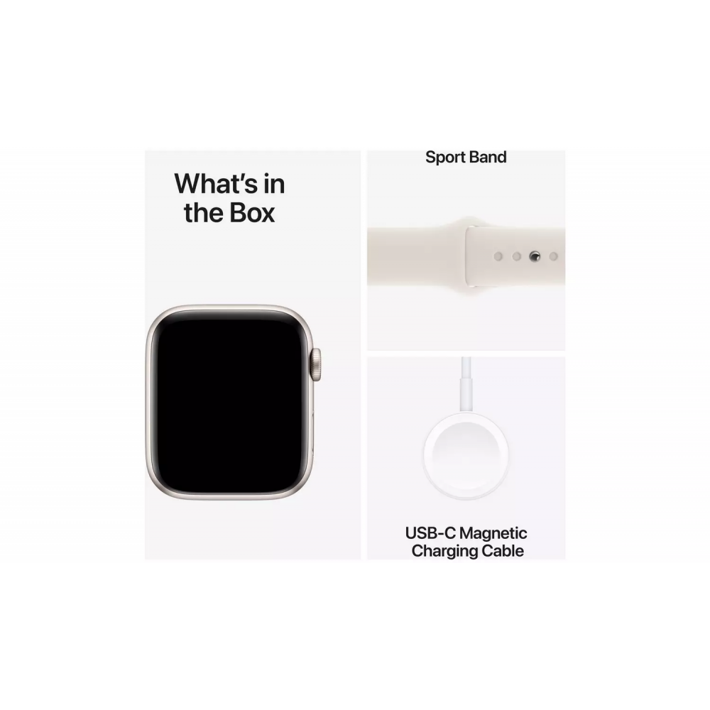 Ourfriday | Apple Watch SE 2024 2nd Generation (GPS, 40mm) - Starlight ...
