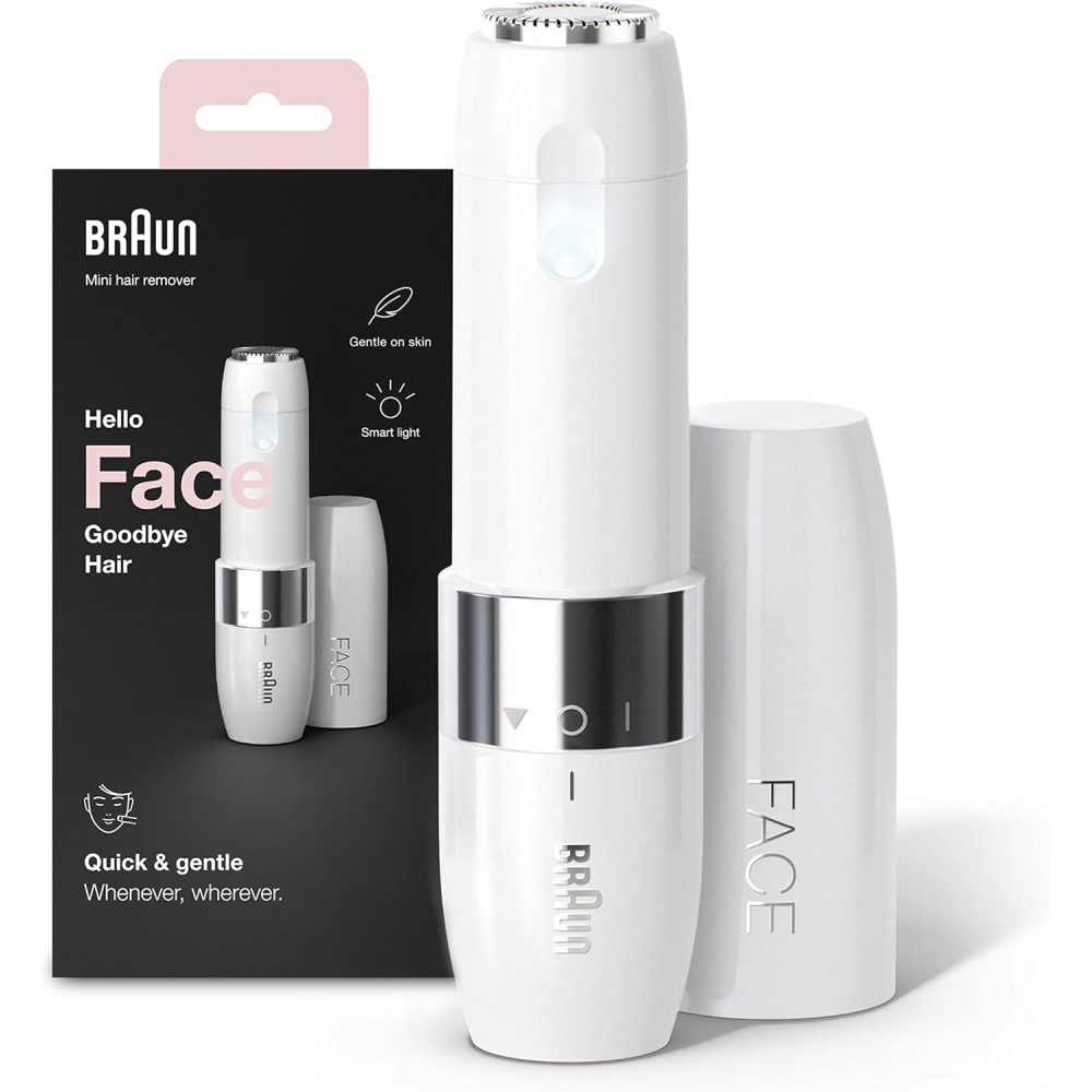 Ourfriday | Braun Face Mini Hair Remover - White