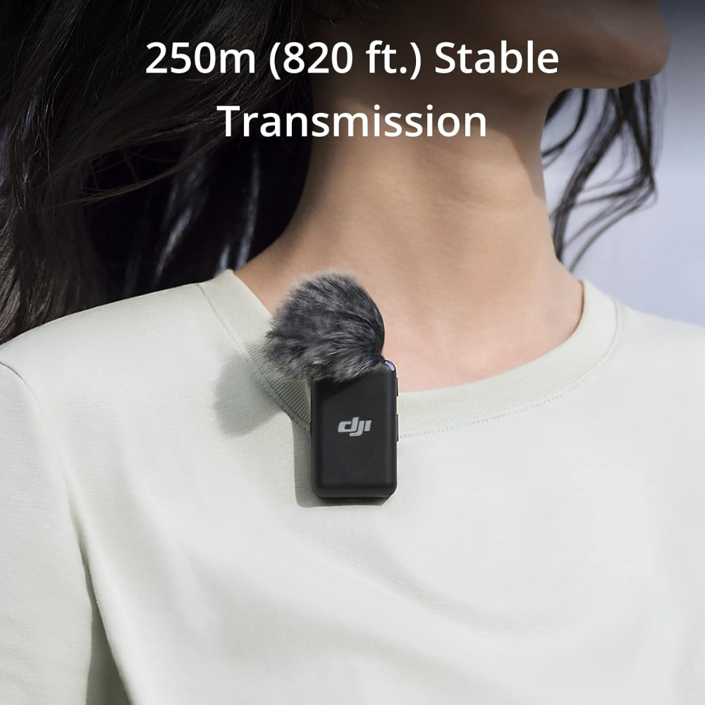 Ourfriday | DJI Mic FCC (2TX+1RX+Charging Case) Wireless Lavalier Microphone