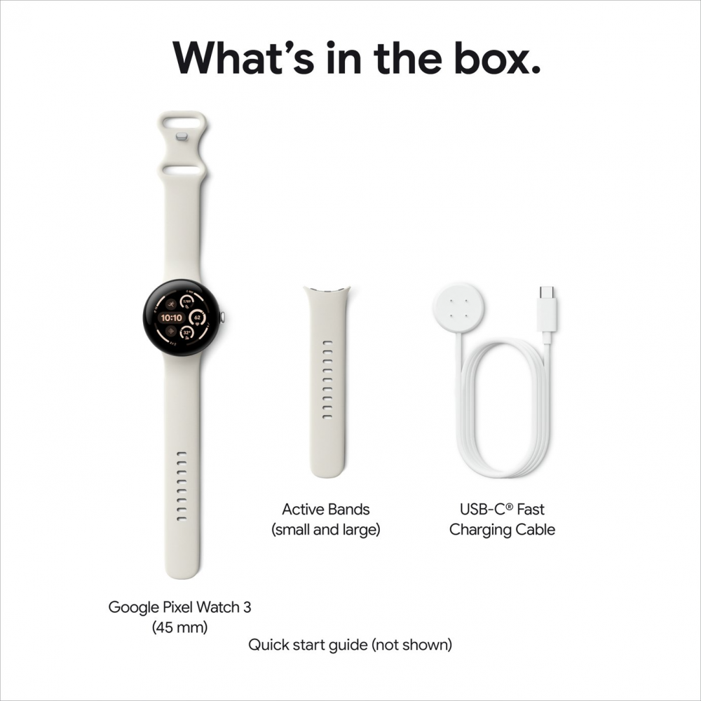 Ourfriday | Google Pixel Watch 3 Wi-Fi (45mm) - Matte Hazel Aluminium ...