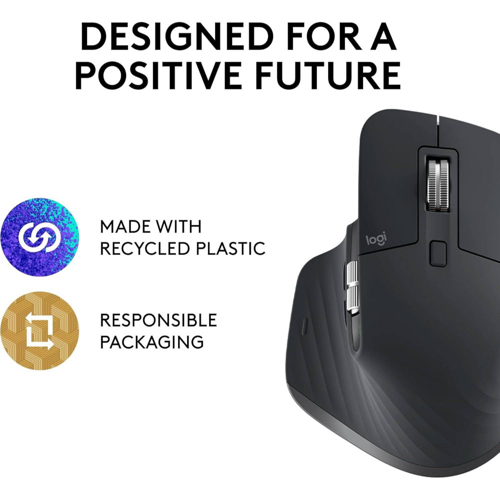 Ourfriday | Logitech MX Master 3S Wireless Performance Mouse - Graphite