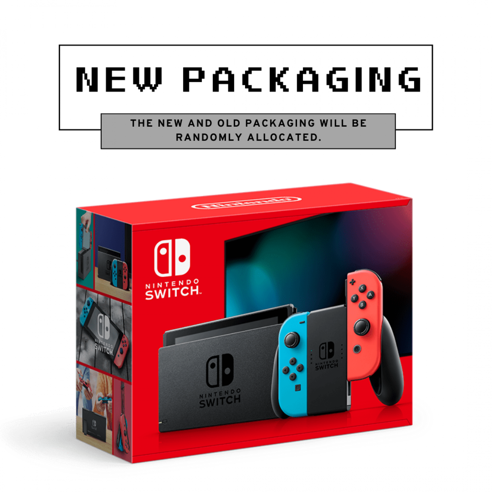 Ourfriday | Nintendo Switch Console - Neon Red / Neon blue (Latest Model)