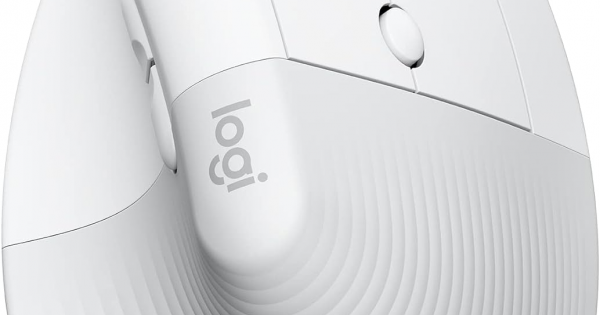 Ourfriday | Logitech Lift Vertical Ergonomic Mouse, Wireless - White