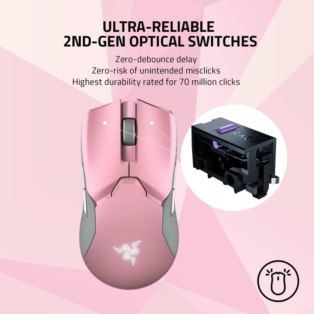 Ourfriday | Razer Viper Ultimate - Quartz Pink