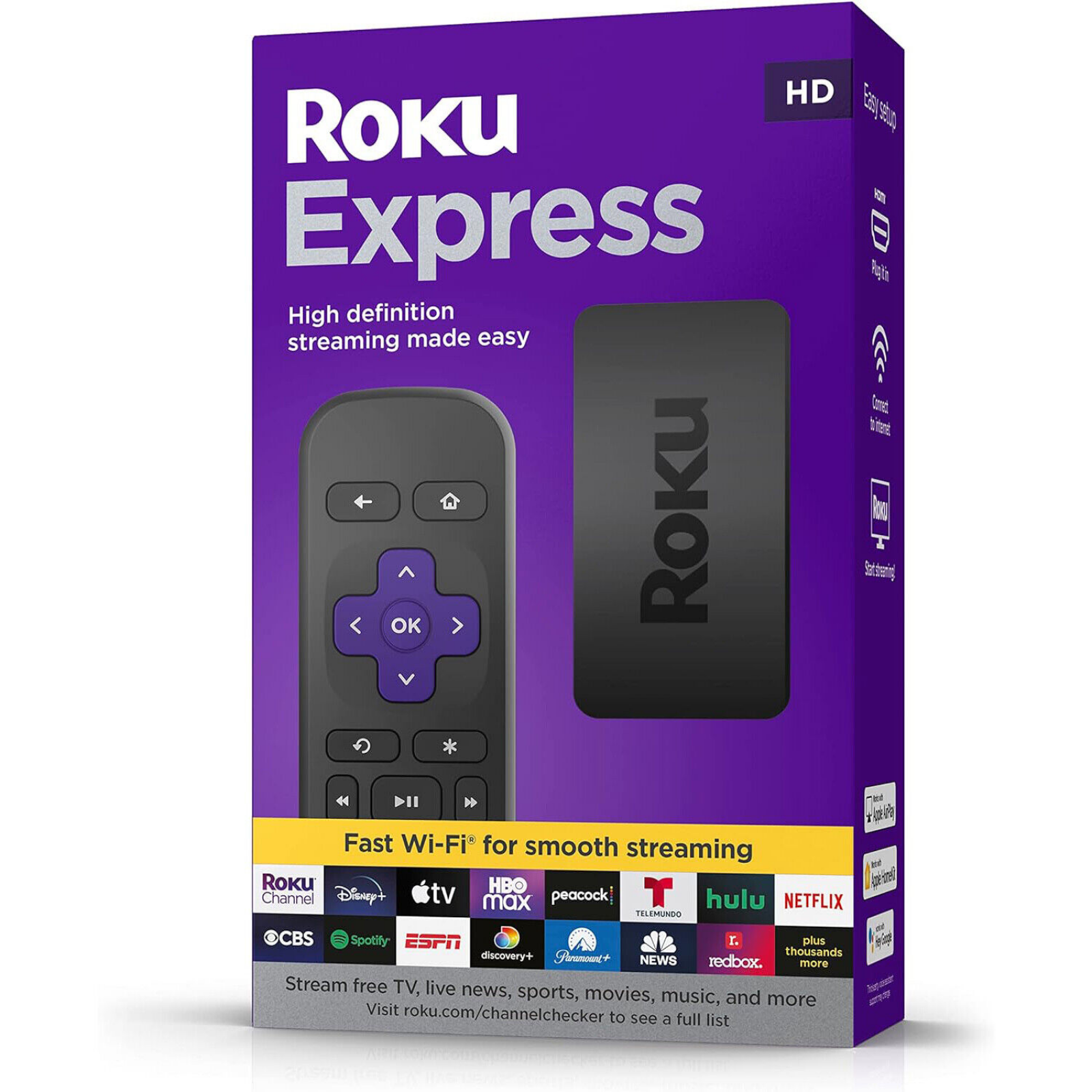 Ourfriday | Roku Express | HD Roku Streaming Device with Standard ...