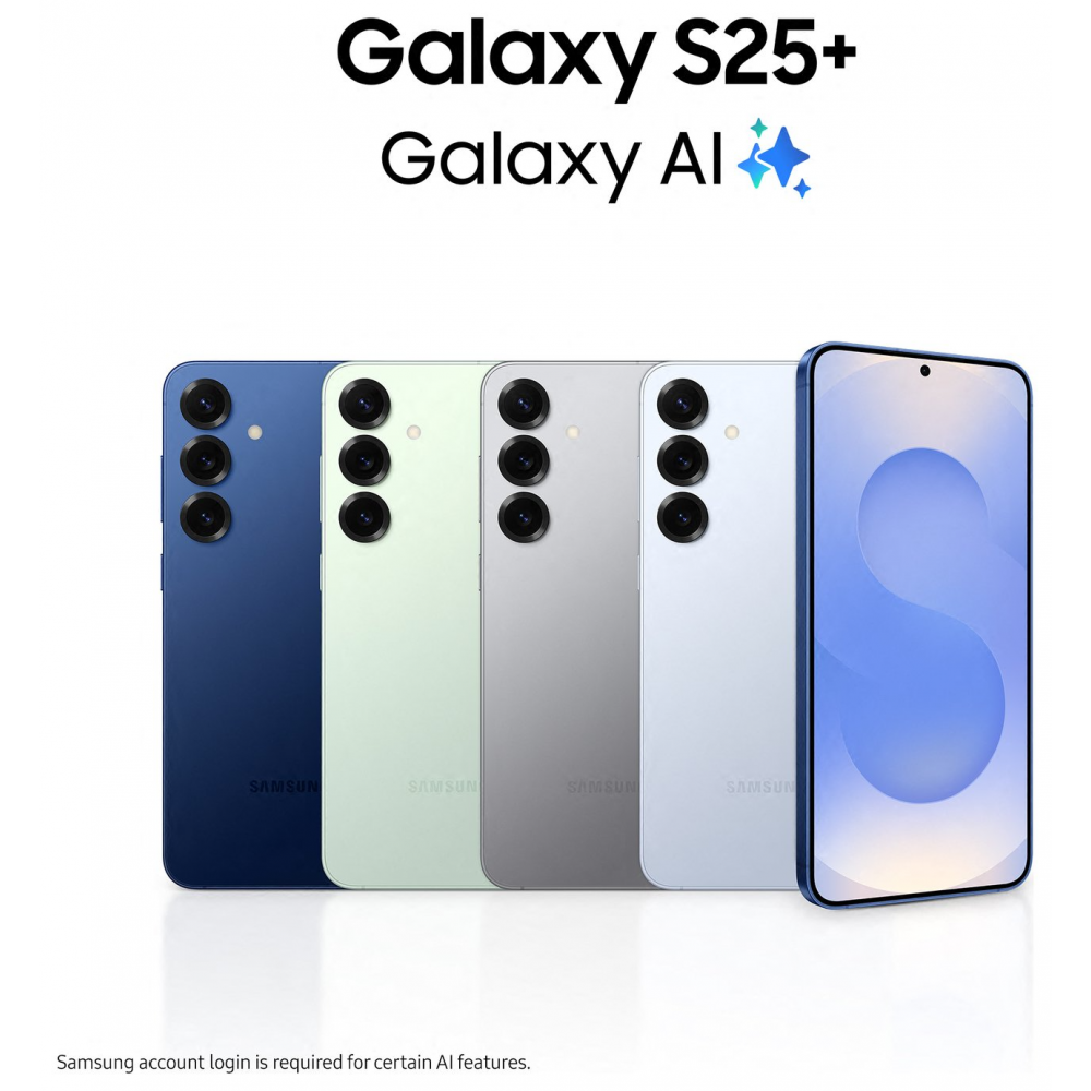 Ourfriday | Samsung Galaxy S25+ 5G Smartphone (Dual-SIMs, 12GB+512GB) - Silver Shadow