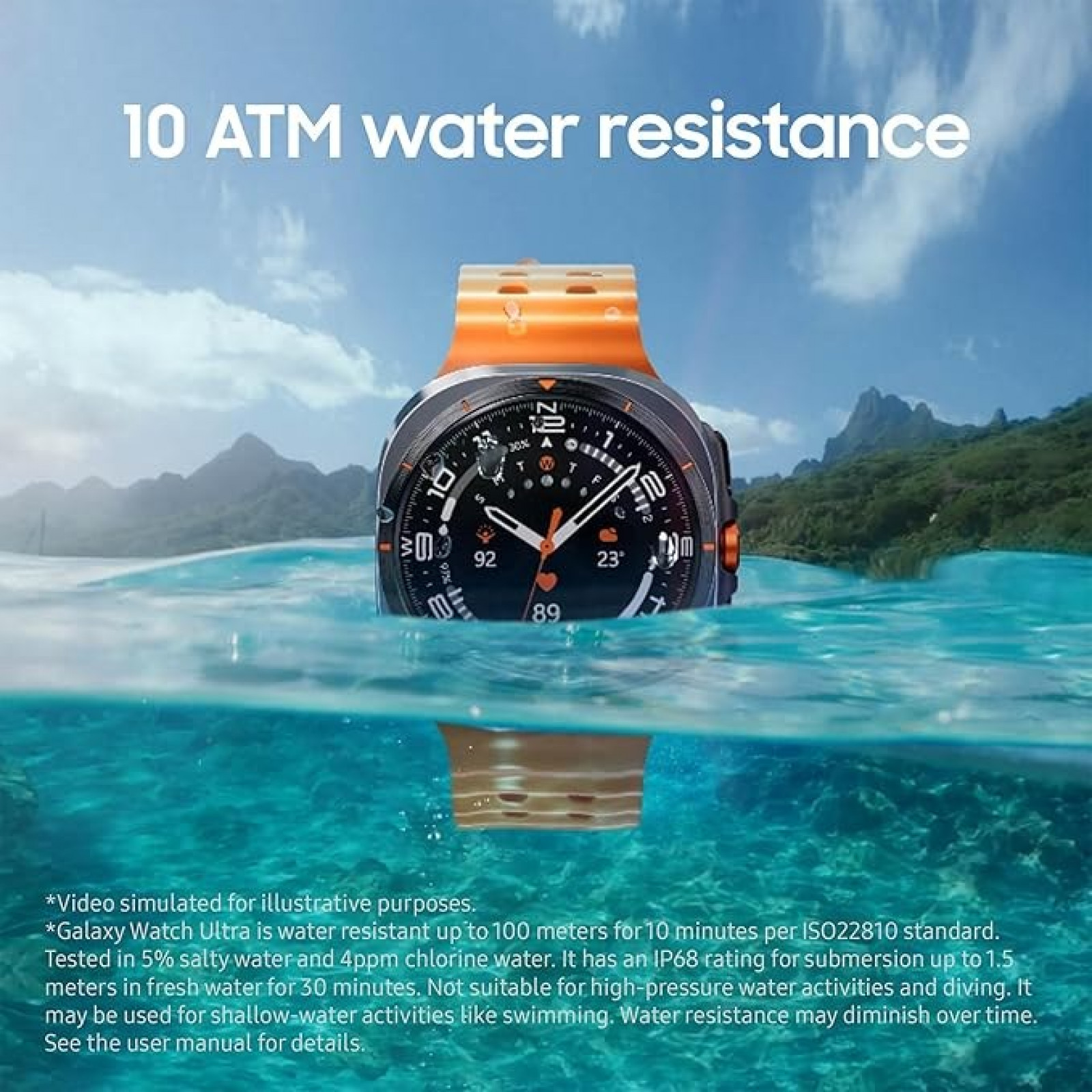 Ourfriday | Samsung Galaxy Watch Ultra (LTE, 47mm) - Titanium Silver