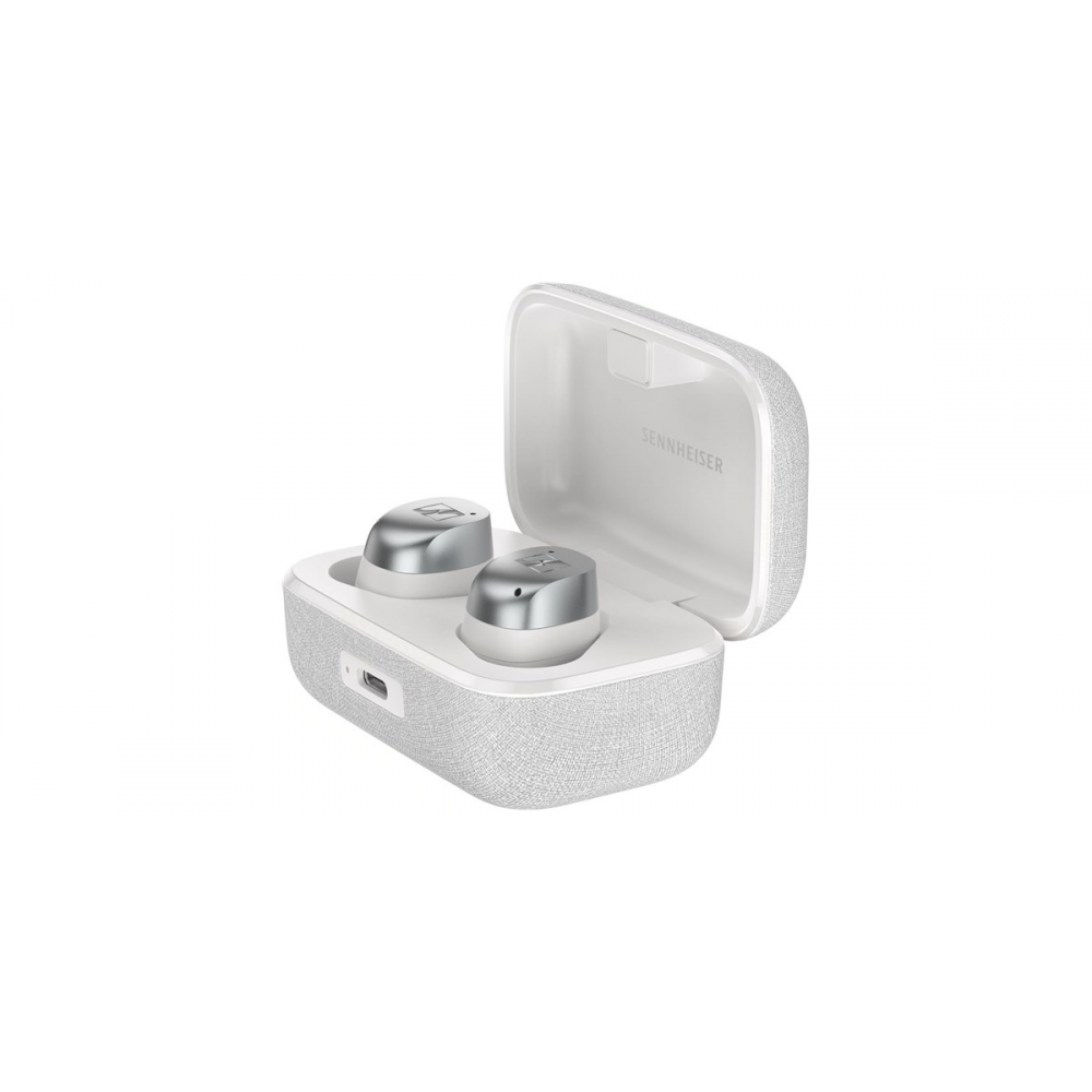 Ourfriday | Sennheiser MOMENTUM True Wireless 4 Smart Earbuds- White Silver