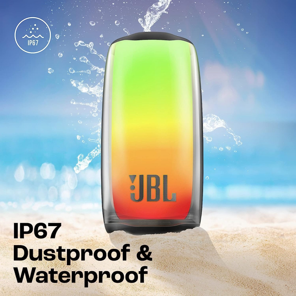 Ourfriday | JBL Pulse 5 Portable Bluetooth Speaker with Light Show - Black